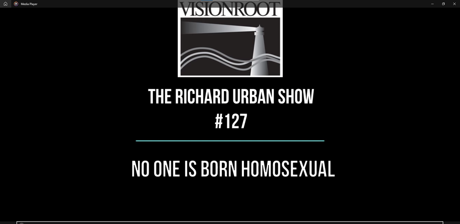 No One Is Born Homosexual - VisionRoot